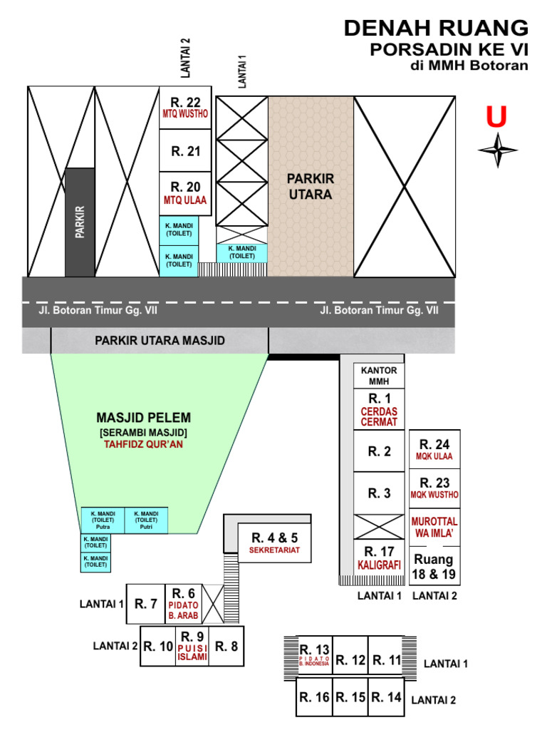 Denah Porsadin MMH-1 | PDF