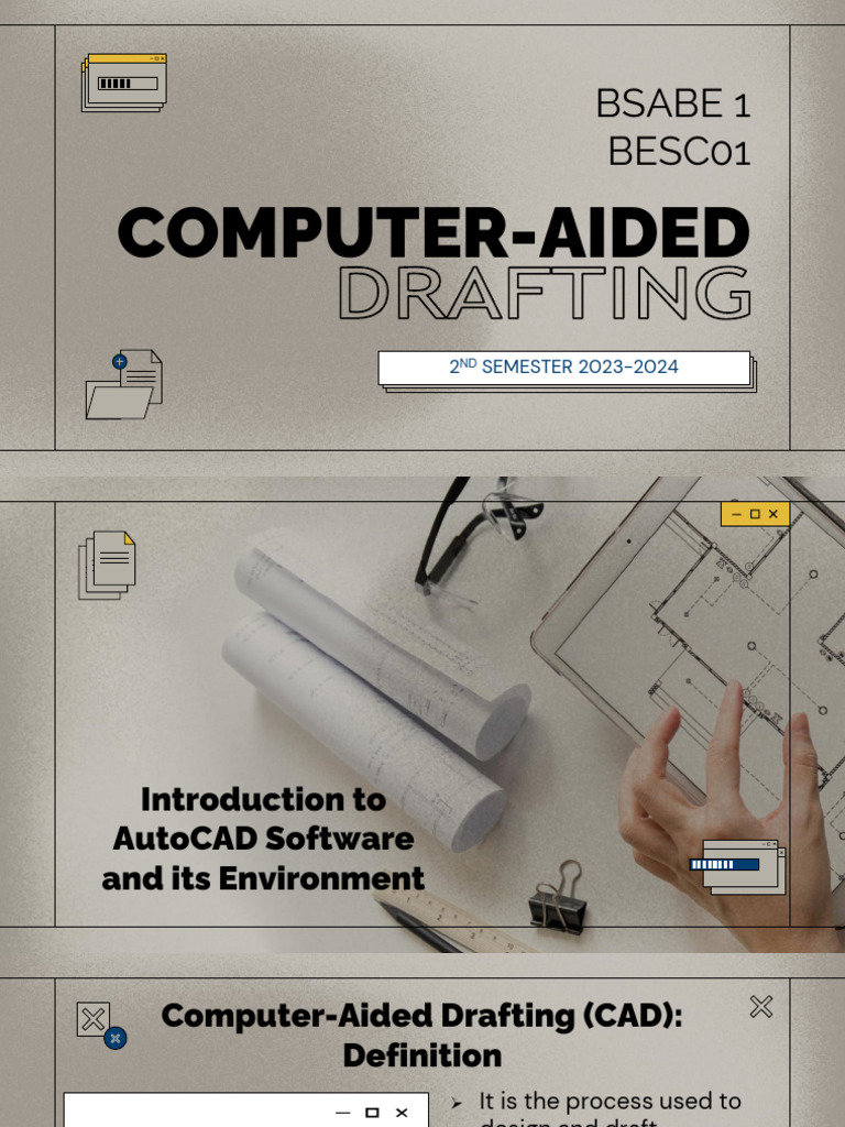 Unit 1 - Introduction To CAD and Its Environment | PDF | Window (Computing) | Computer Aided Design