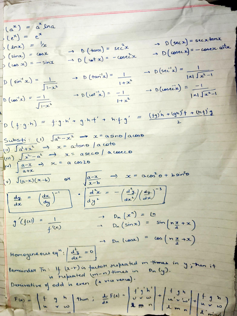 MOD FormulaSheet | PDF