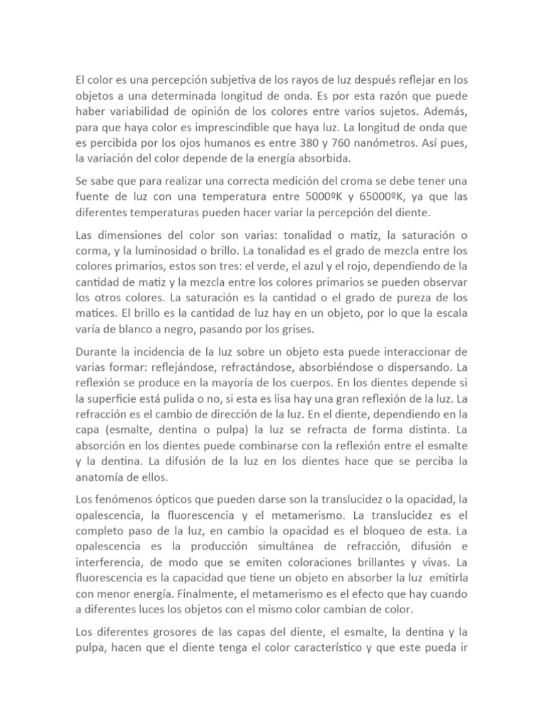 El Color | PDF | Color | Matiz