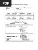 CELF-P3 Language Assessment Results | PDF | Cognitive Science | Human ...