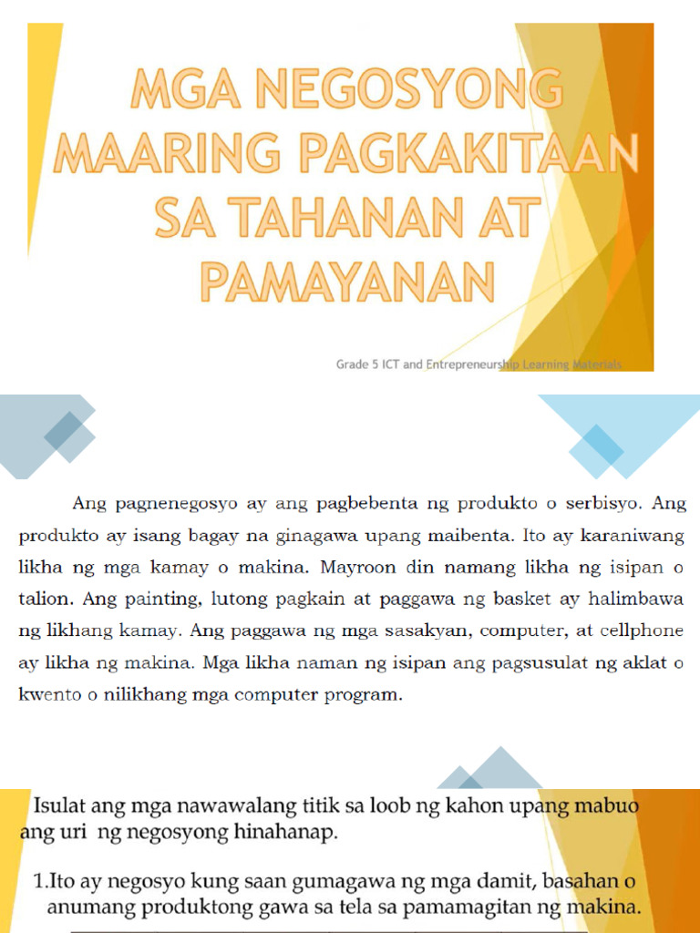 EPP 5 - ICT - Week 3 | PDF