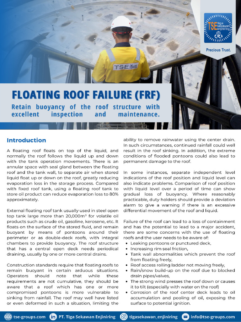 Floating Roof Failure | PDF