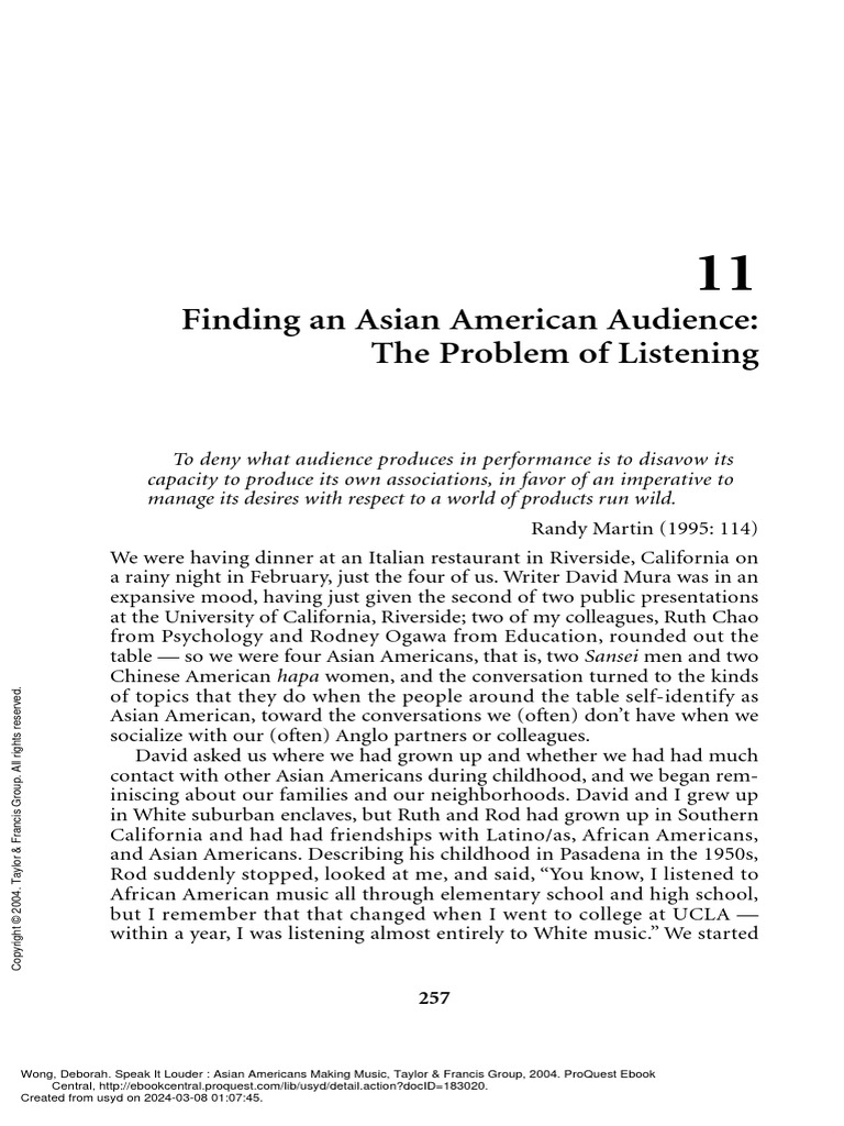 The Problem of Listening | PDF | Capitalism