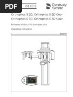 Sirona Orthophos XG3 User Guide | PDF | Radiation Protection | Dentistry