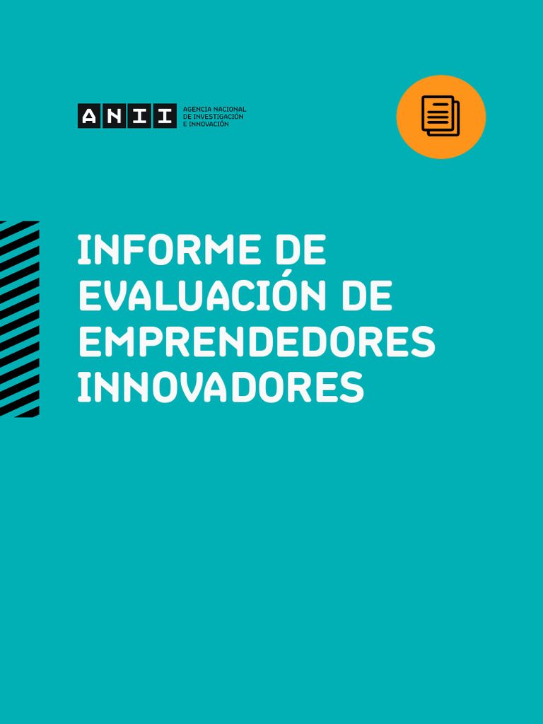 Informe de Evaluaci N de Emprendedores Innovadores 2020 v1 20210421 | PDF | Iniciativa ...