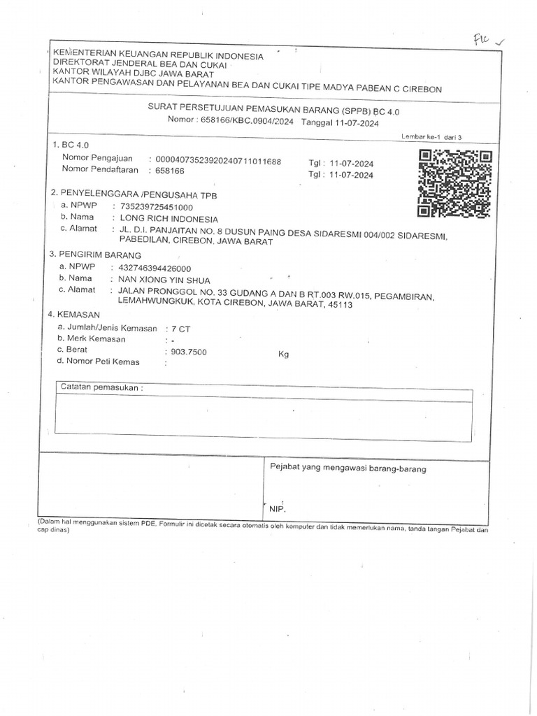 BC40 Aju 011688 (658166) Fic | PDF