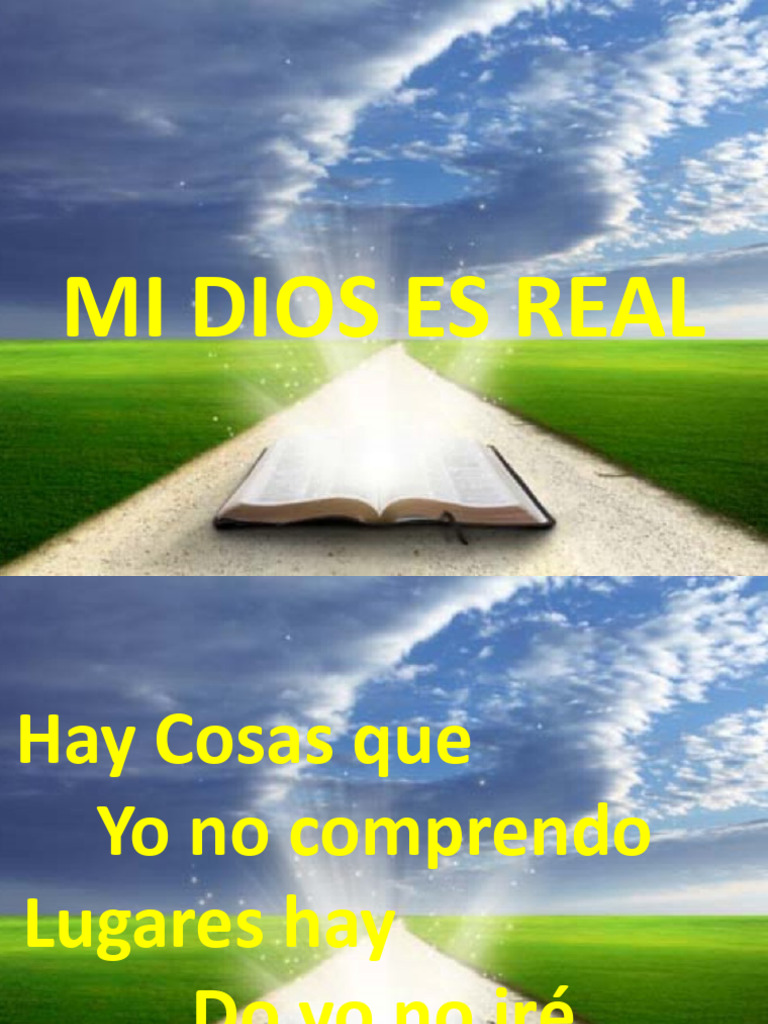 Mi Dios Es Real | PDF