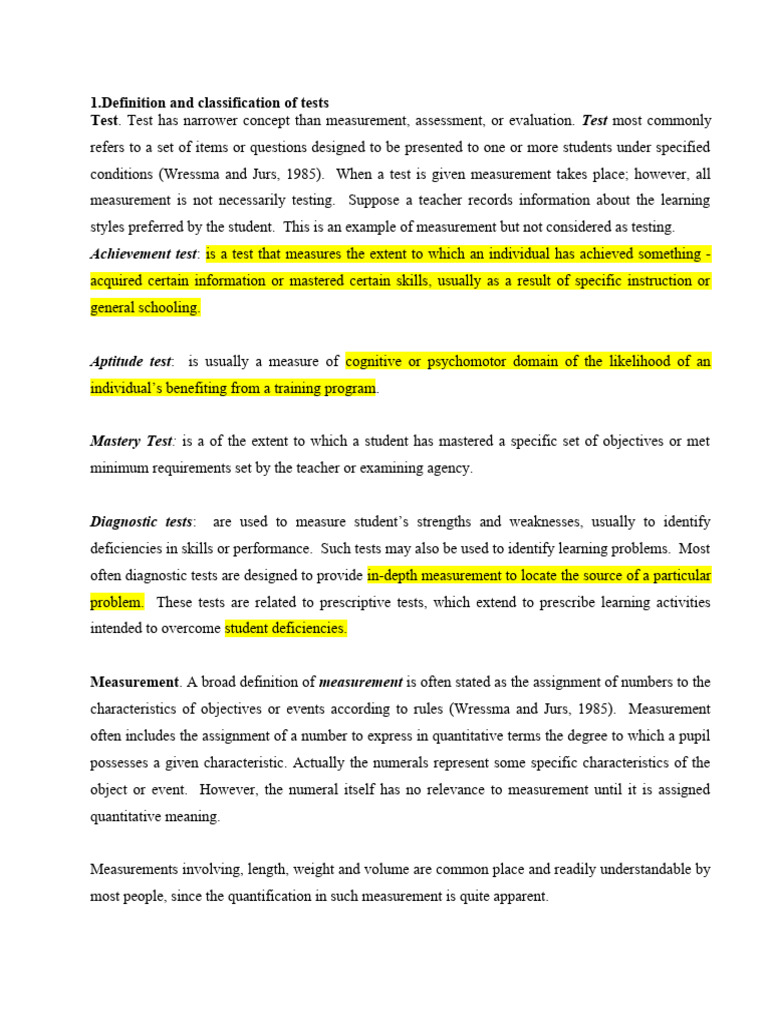 Note For Weekend Presentation | PDF | Validity (Statistics) | Median