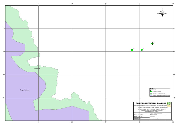 Mapa de Ubicacion de Areas Naturales Protegidas | PDF | Geodesia | Tecnología geográfica