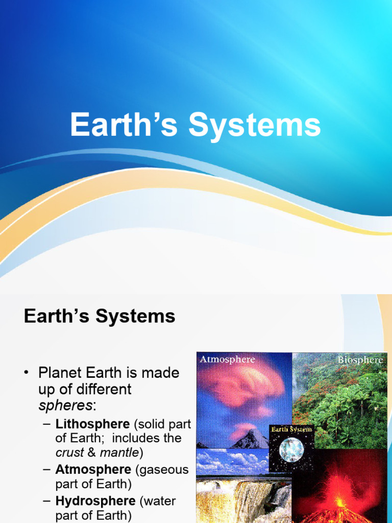 Earth Characteristic_Earth System | PDF | Soil | Water