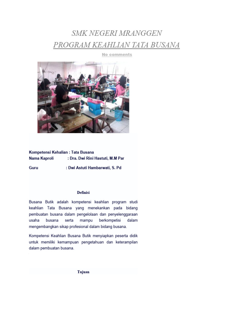 SKL SMK Negeri Mranggen | PDF