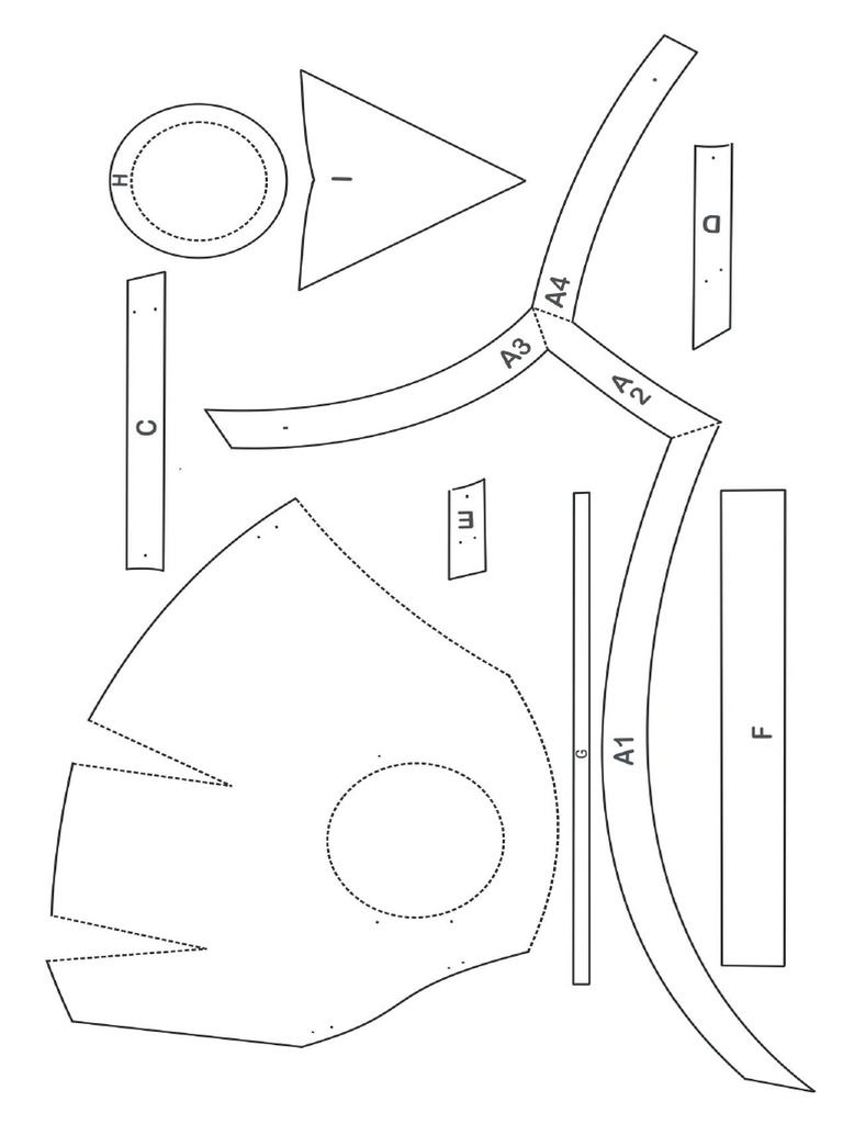 Plague Doctor Mask Template 01 | PDF