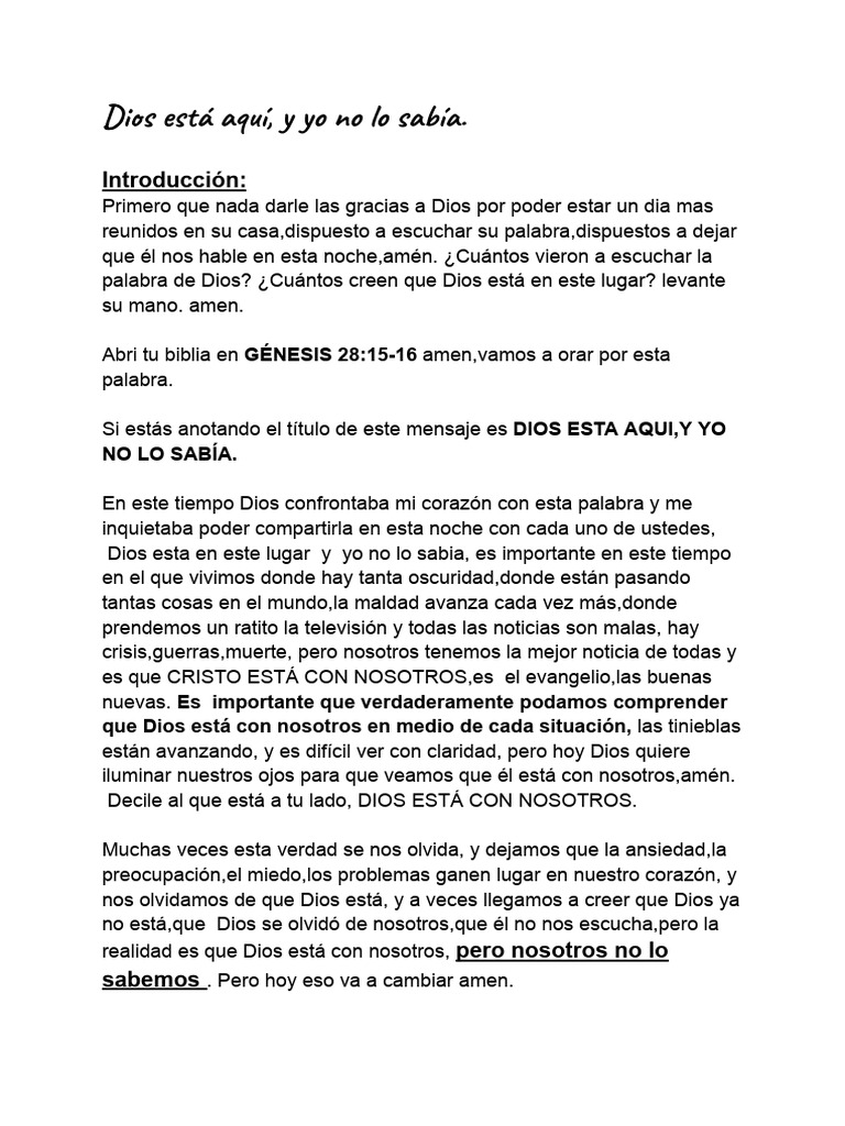 Predica | PDF | La resurrección de Jesús | Jesús
