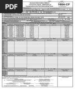 BIR Form 1604cf | PDF | Taxes | Services (Economics)