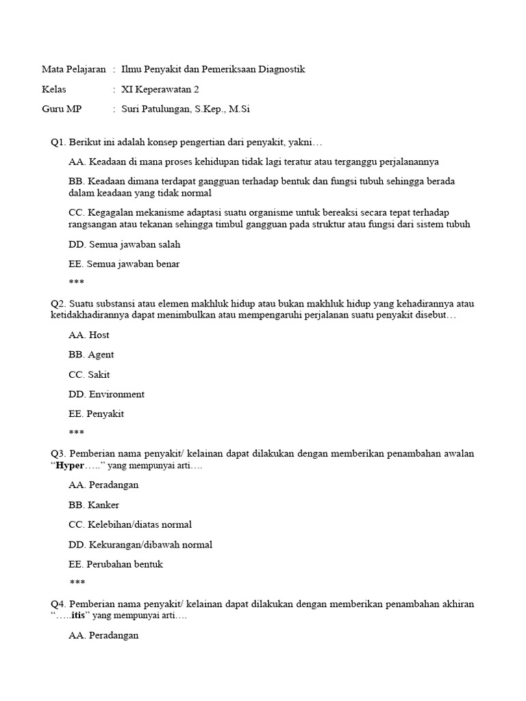 Soal PTS IPPD XI Kep. 2 2021 2022 | PDF
