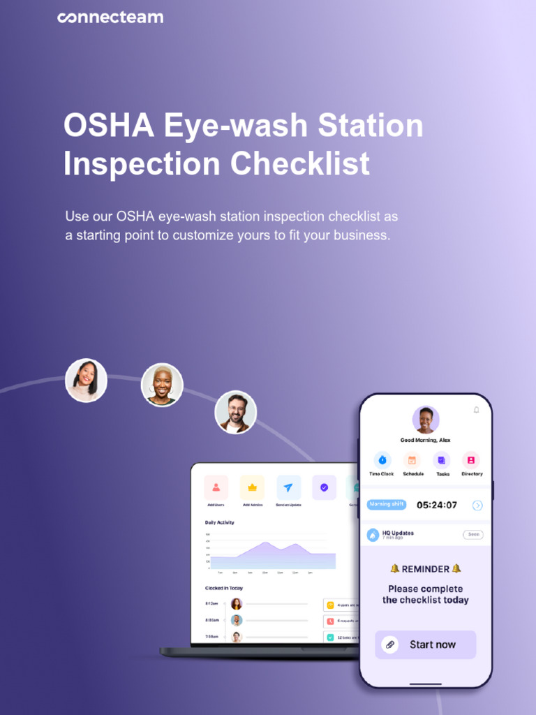 OSHA Eye-Wash Station Inspection Guide | PDF | Occupational Safety And ...