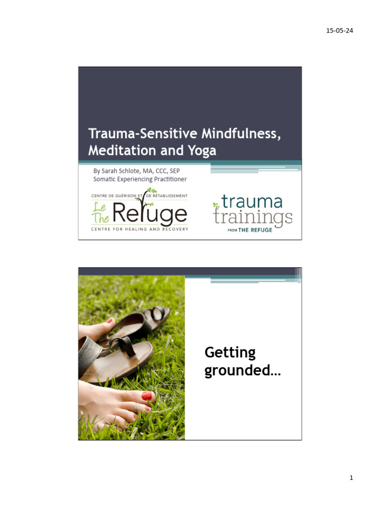 Trauma-Sensitive Mindfulness Guide | PDF | Psychological Trauma ...