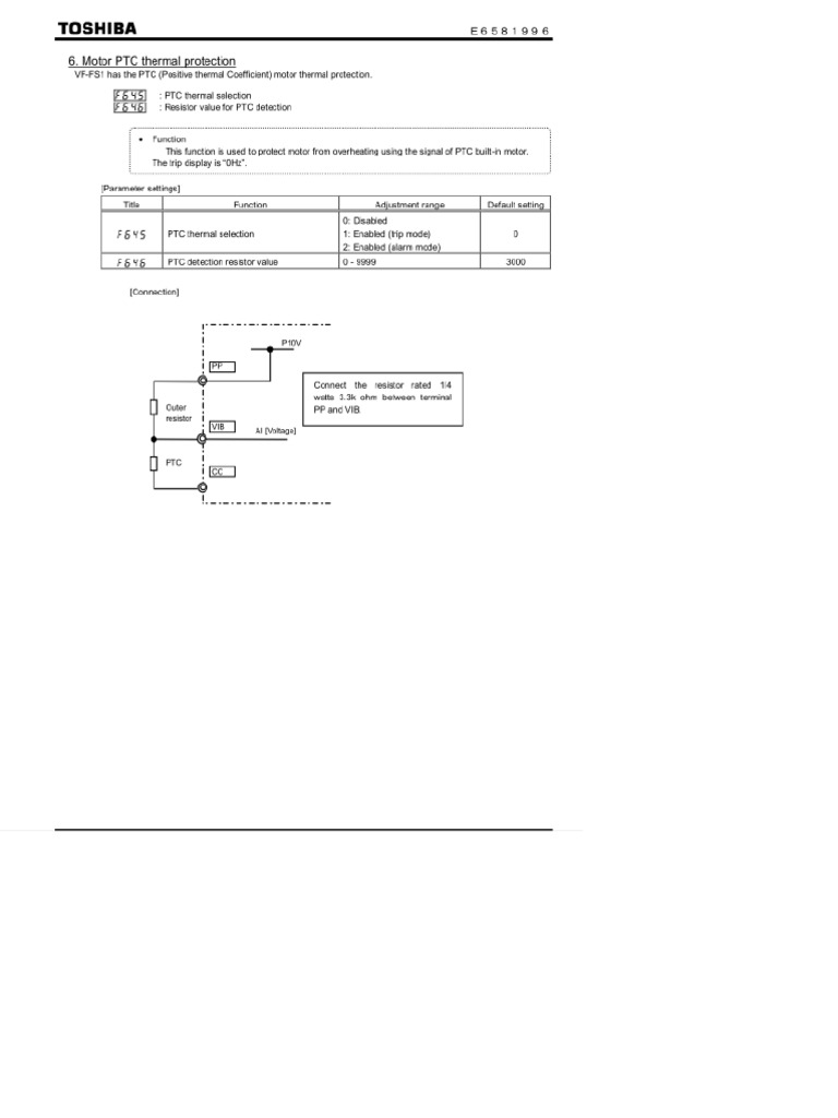 Motor Thermal Protection | PDF