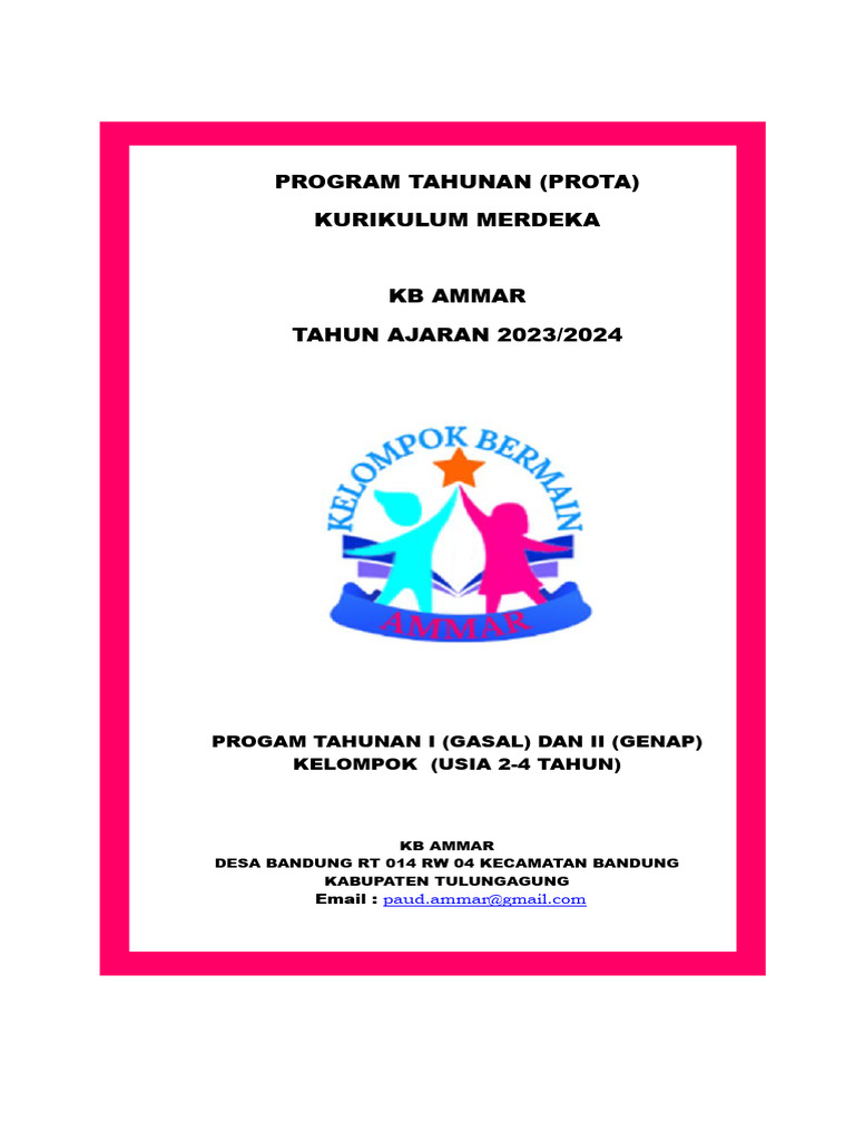 Program Tahunan KB Ammar | PDF