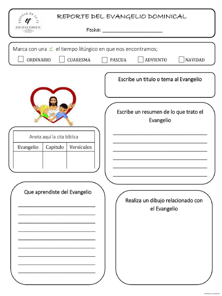 Formato de Misa Dominical | PDF