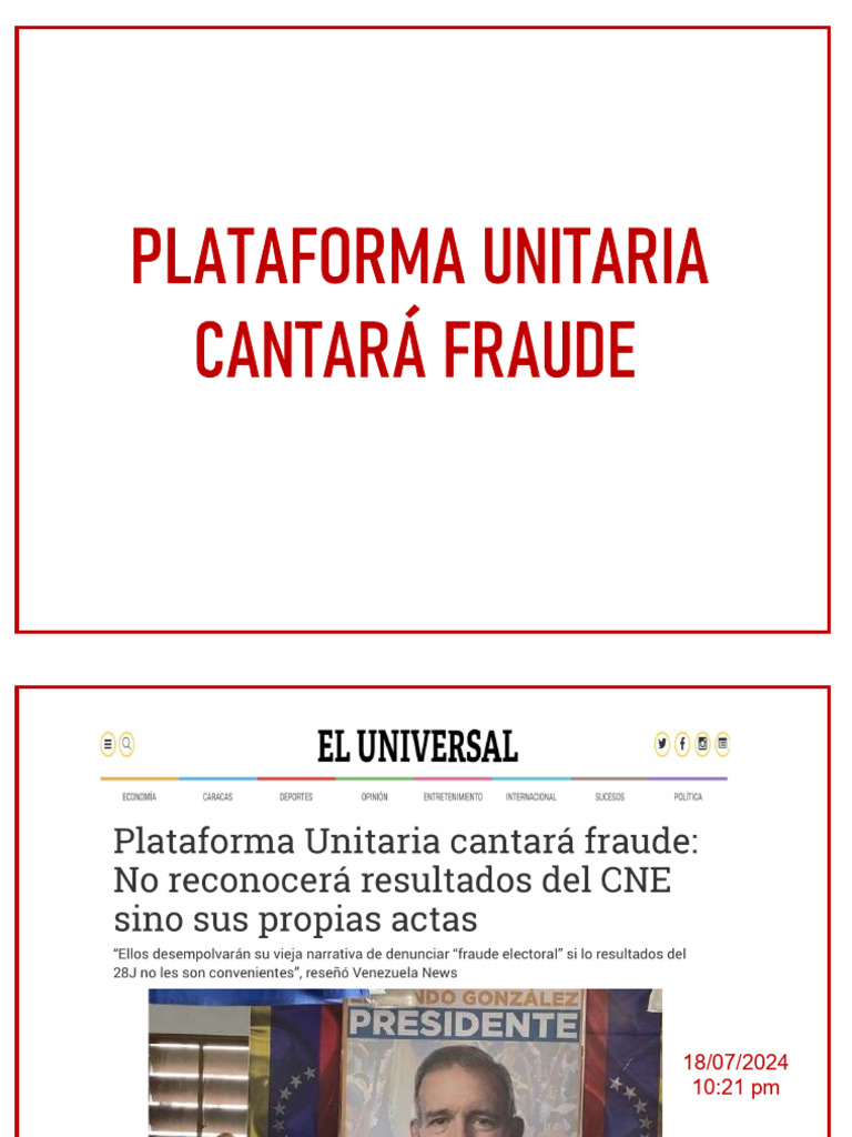 Laminas Finales | PDF | Venezuela | Política de venezuela