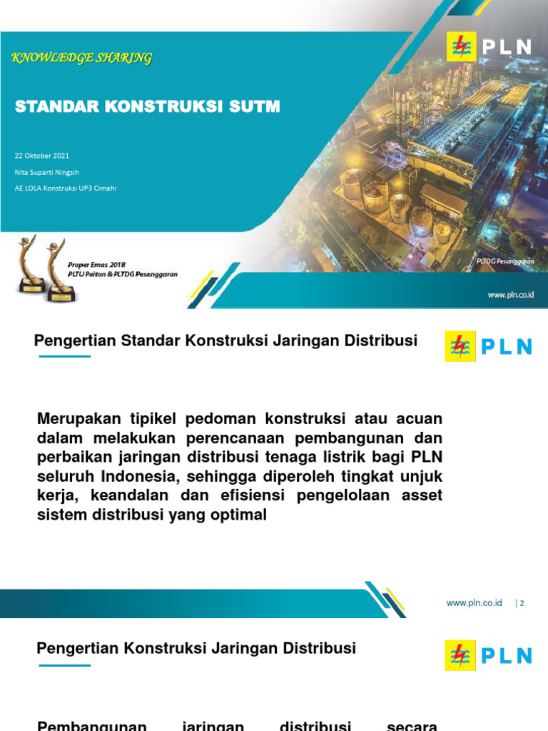 Standar Konstruksi SUTM - 97769 | PDF | Komputer