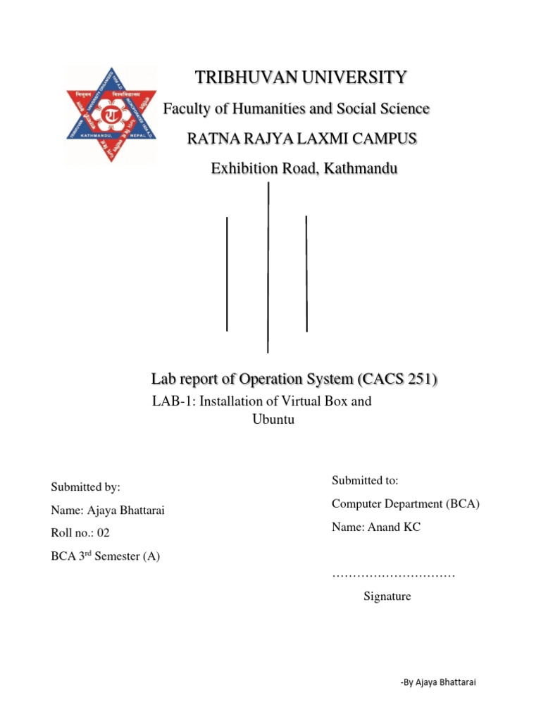 Ajaya Os Lab 1 | PDF | Software Repository | Software Development