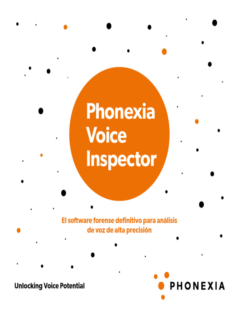 Phonexia Voice Inspector Brochure ES | PDF | Informática