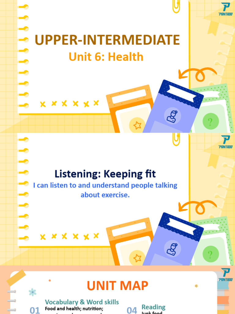 Solutions Upper-Intermediate - Unit 6C - Health (Listening) | PDF | Physical Fitness | Vocabulary