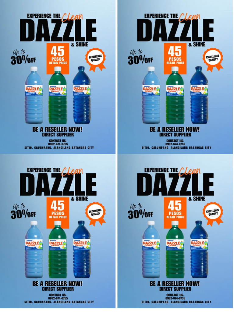 Dazzle Cleaner Branding | PDF