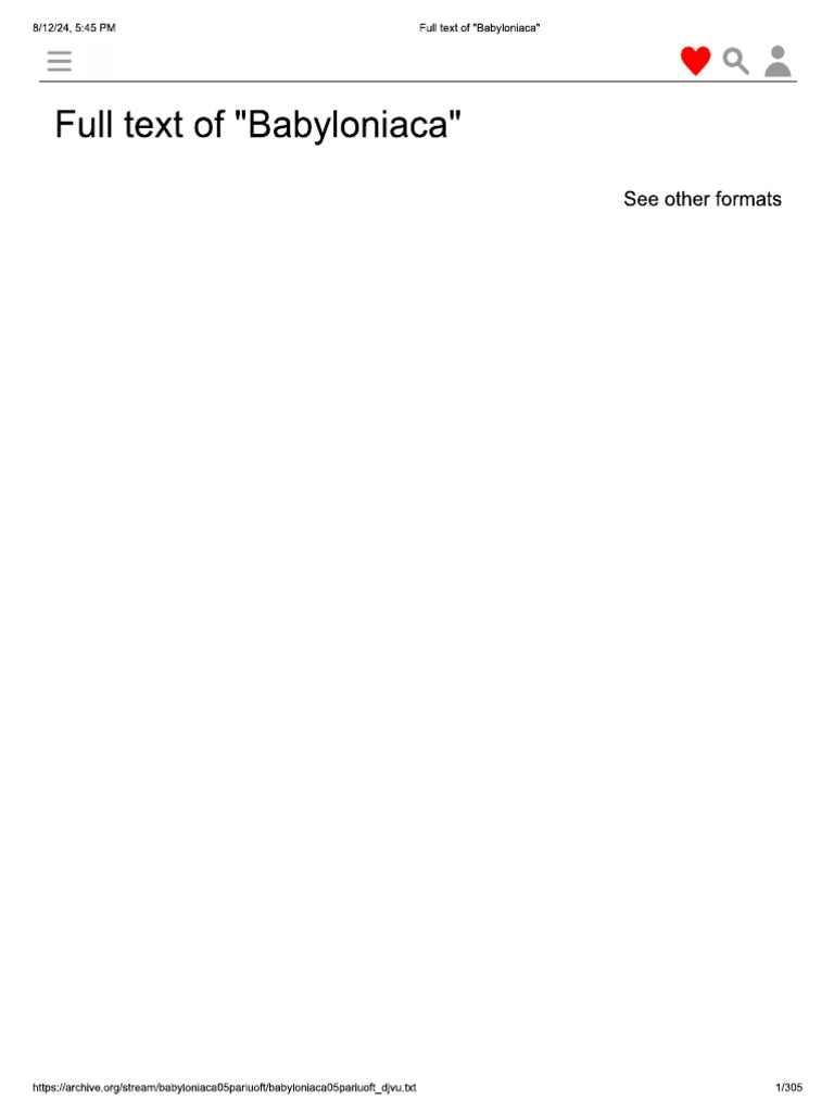 Babylonica | PDF