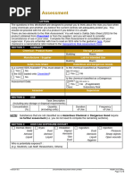 COSHH Risk Assessment Form | PDF | Risk | Risk Assessment