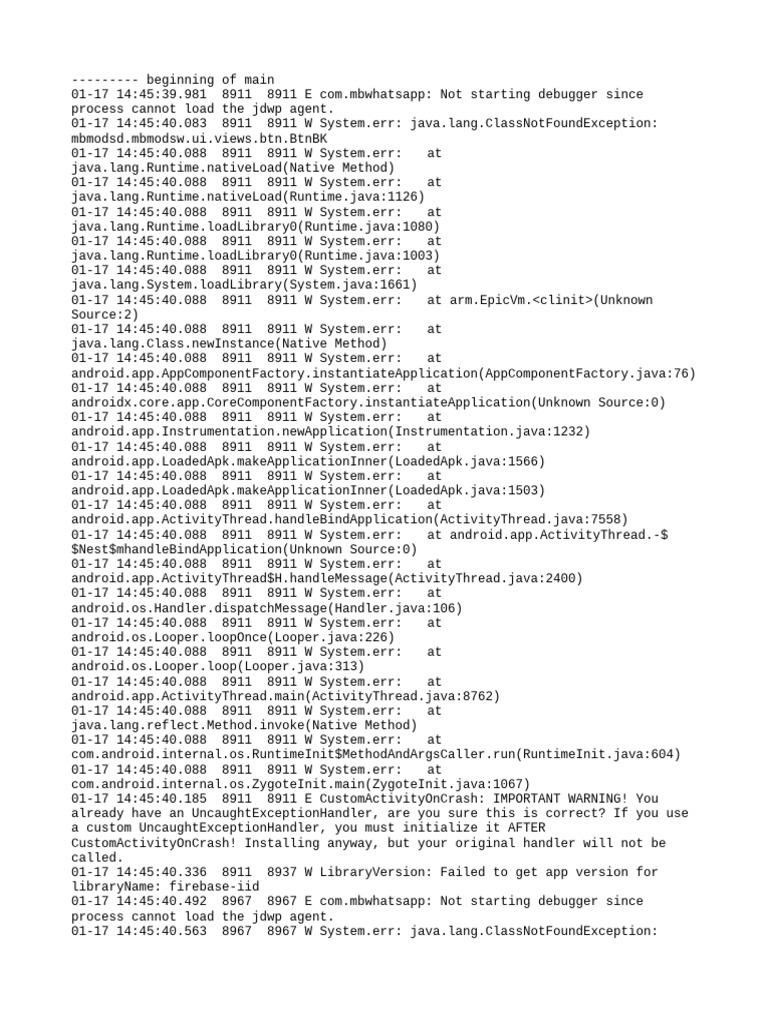Logcat | PDF | Java (Programming Language) | Computer File