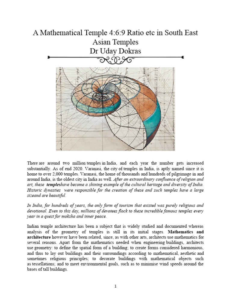 A Mathematical Temple | PDF