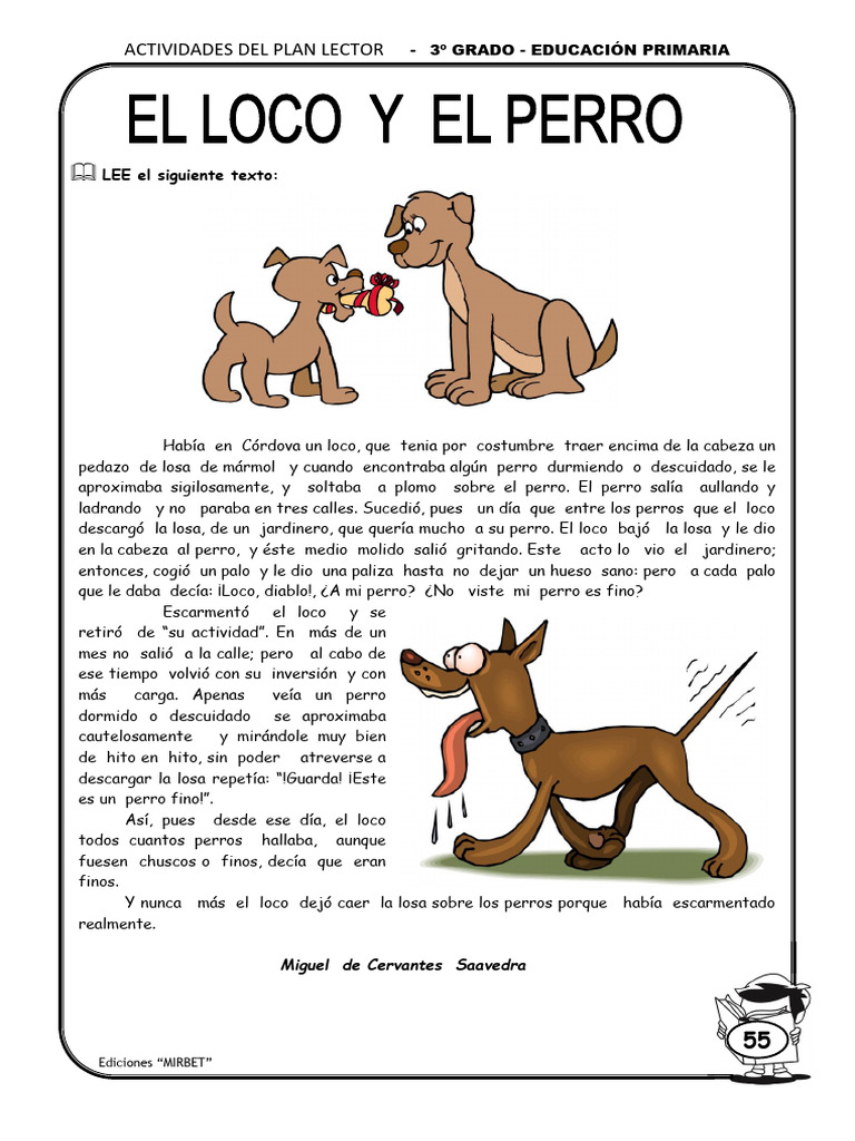 Lectura El Loco y El Perro | PDF