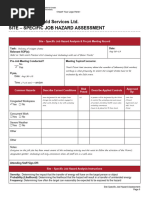 Risk Assessment Pipe Spool Erection and Installation | PDF | Safety