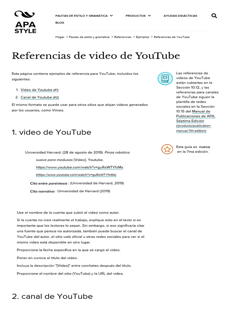 YouTube. APA Style | PDF | Youtube | Multimedia