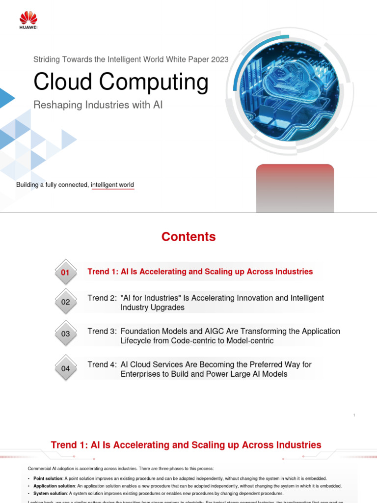 The Intelligent World Cloud Computing 2023 EN | PDF | Artificial Intelligence | Intelligence (AI ...