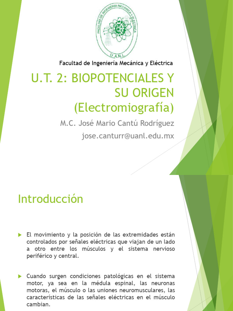 Clase 8. Electromiografía | PDF | Electromiografia | Músculo