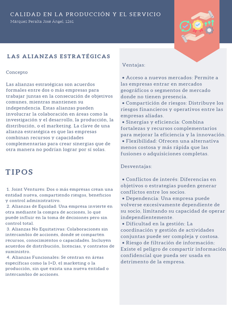 Las Alianzas Estratégicas | PDF | Business | Proyecto conjunto