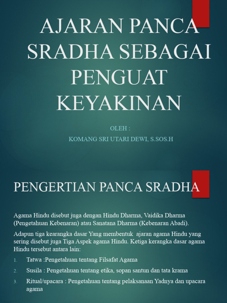 Panca Sradha | PDF