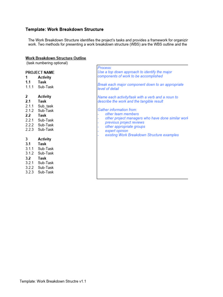 4 Work Breakdown Structure | PDF | Systems Engineering | Systems Thinking