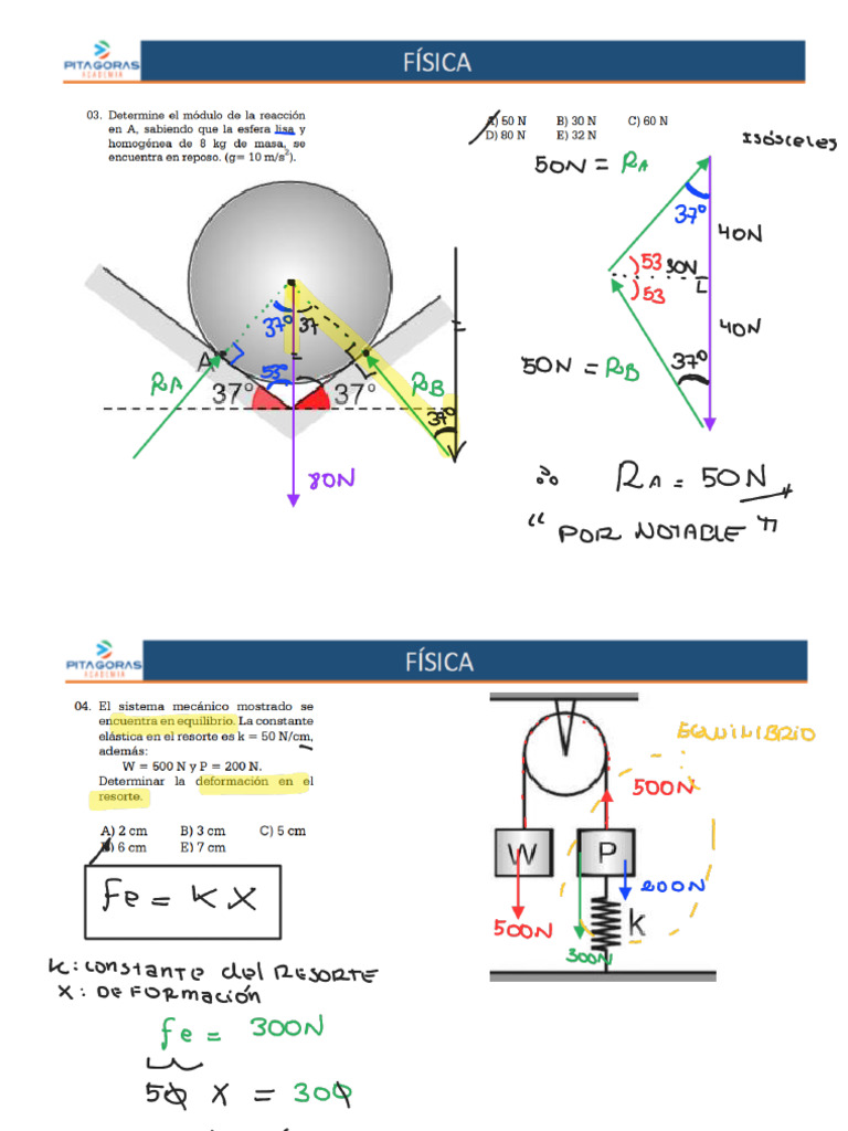Estática Ejercicios | PDF