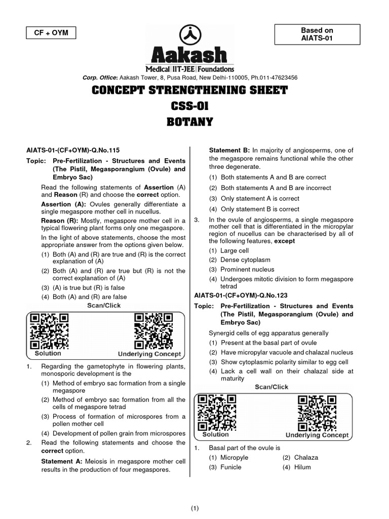 Concept Strengthening Sheet (CSS-01) Based On AIATS-01 (CF+OYM ... Concept Strengthening Sheet (CSS-01) Based On AIATS-01 (CF+OYM ...