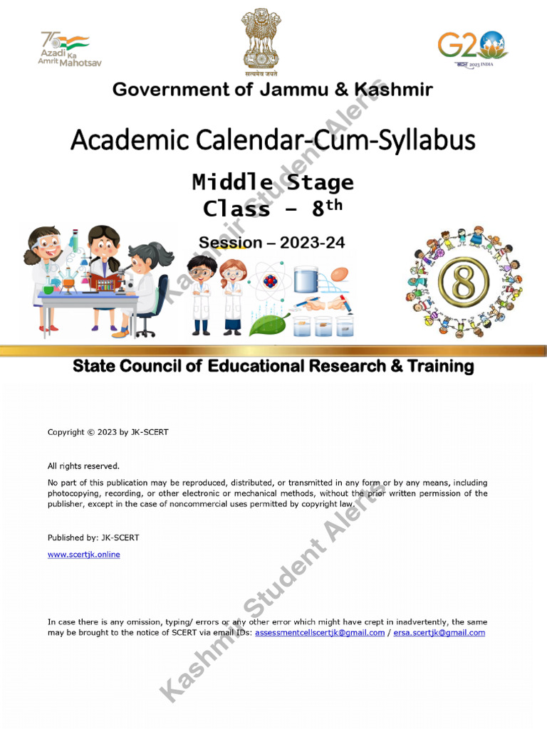 Syllabus Class 8th 1 1 | PDF | Reading Comprehension | Poetry