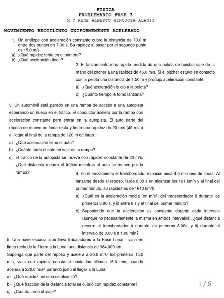 Problemario - Fase 3 (Fisica Ej24) | PDF | Fuerza | Tensión (Física)
