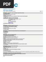 Msds Sugar Cane Molases | PDF | Molasses | Sugarcane