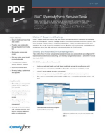 BMC RemedyForce Solution | PDF | Software | It Service Management