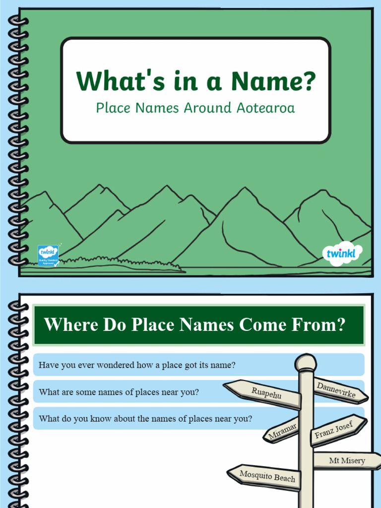 NZ Ss 1682655443 Whats in A Name Place Names Around Aotearoa Ver 2 ...